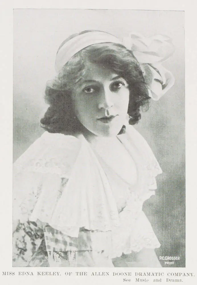 Miss Edna Keeley, of the Allen Doone Dramatic Company | Record | DigitalNZ