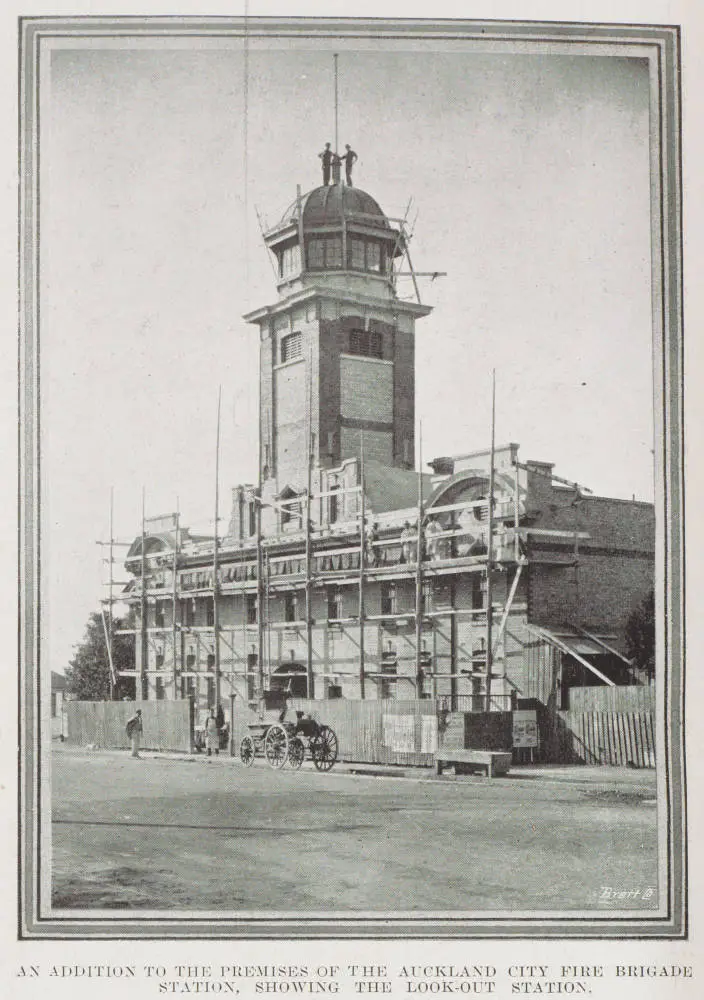An addition to the premises of the Auckland City Fire Brigade station ...