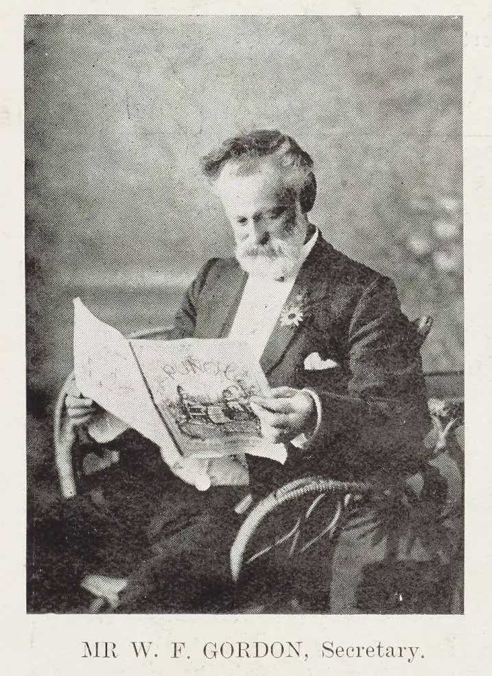Mr W. F. Gordon, secretary | Record | DigitalNZ