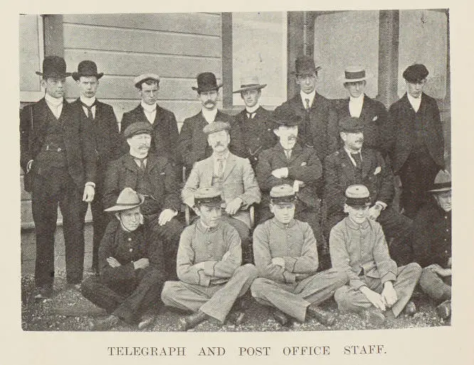 Post and Telegraph Office staff, Dannevirke | Record | DigitalNZ