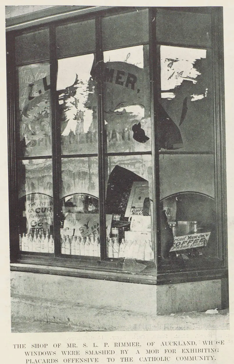 The shop of Mr. S. L. P. Rimmer, of Auckland | Record | DigitalNZ