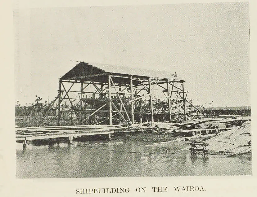 Shipbuilding on the Wairoa | Record | DigitalNZ