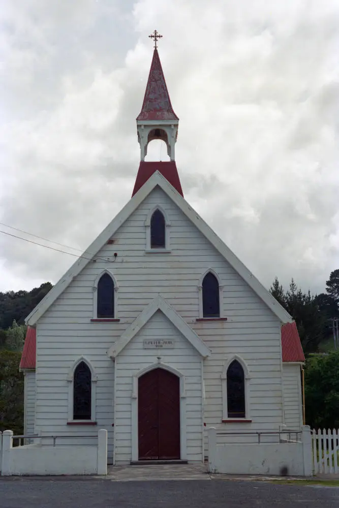 SS Peter and Paul Church, Puhoi, 1987 | Record | DigitalNZ
