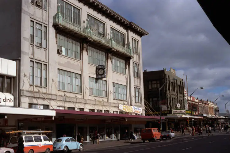 George Court's department store in Karangahape Road, Auckland Central ...