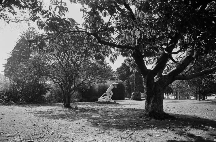 Cain and Abel statue, Auckland Domain, 1964 | Record | DigitalNZ