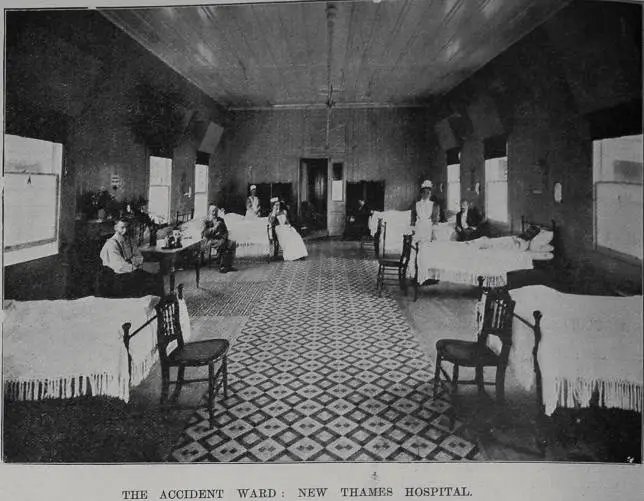 The accident ward: new Thames hospital | Record | DigitalNZ