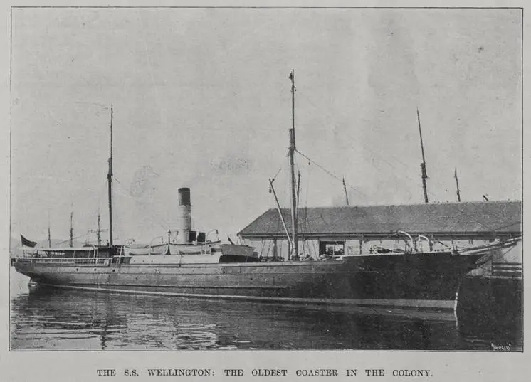 The S S Wellington, oldest coaster in the colony | Record | DigitalNZ