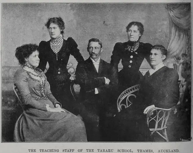 The teaching staff at Tararu School, Thames | Record | DigitalNZ