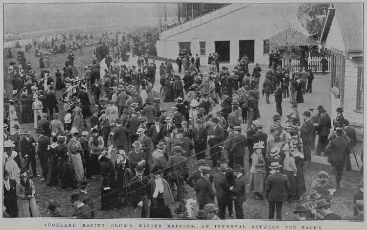 Auckland Racing Club's winter meeting: an interval between the races ...