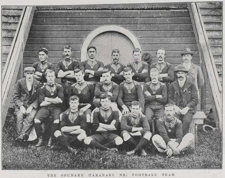 The Opunake (Taranaki, NZ) Football Team | Record | DigitalNZ
