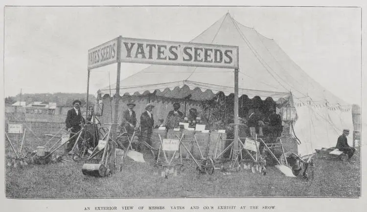 The exterior of Messrs Yates and Company's exhibit at the show | Record ...