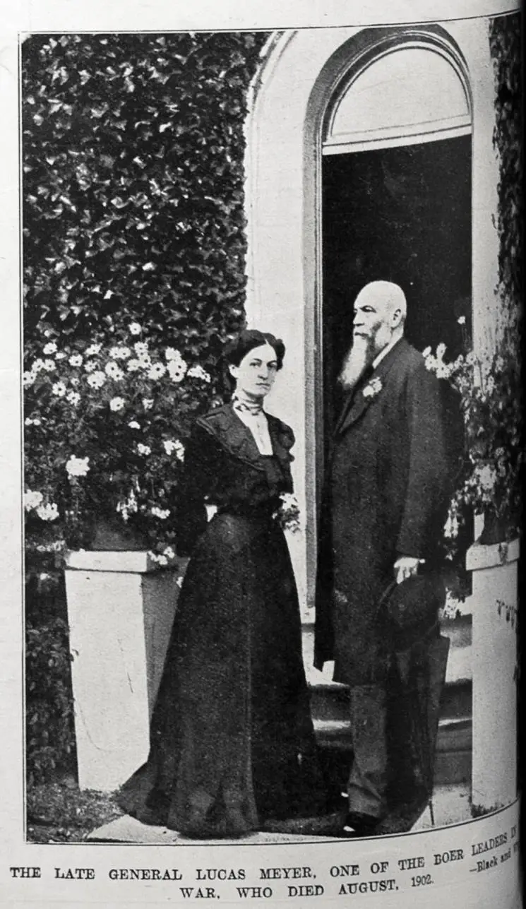 The late General Lucas Meyer, one of the Boer leaders in the South ...