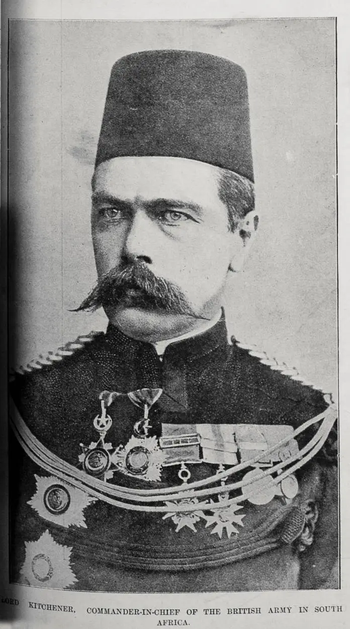 Lord Kitchener, Commander in Chief of the British army in South Africa ...