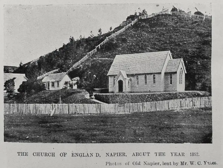 Napier, past and present: The Church of England, Napier, about the year ...