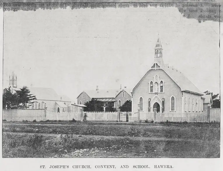 St. Joseph's church, convent, and school, Hawera | Record | DigitalNZ