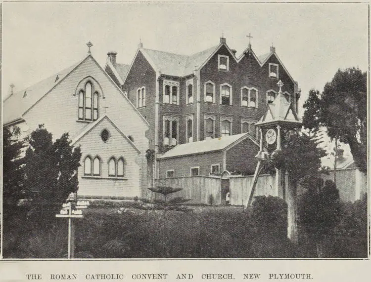 The Roman Catholic convent and church, New Plymouth | Record | DigitalNZ