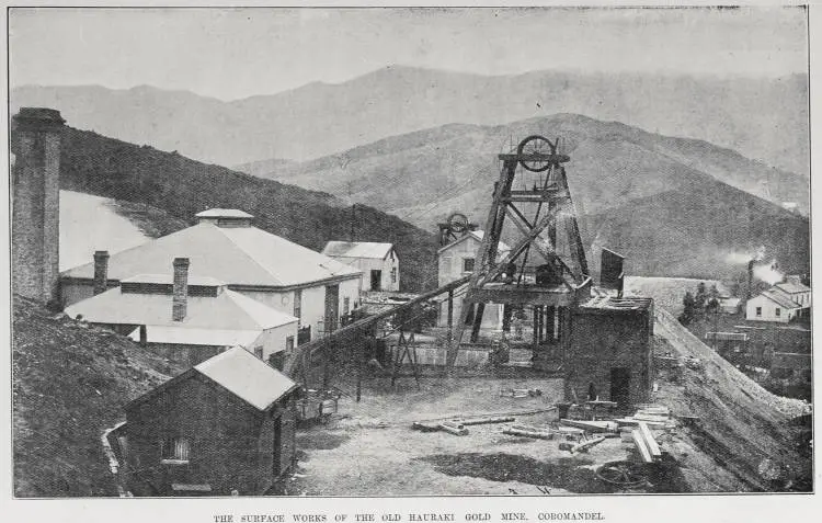 THE SURFACE WORKS OF THE OLD HAURAKI GOLD MINE, COROMANDEL | Record ...