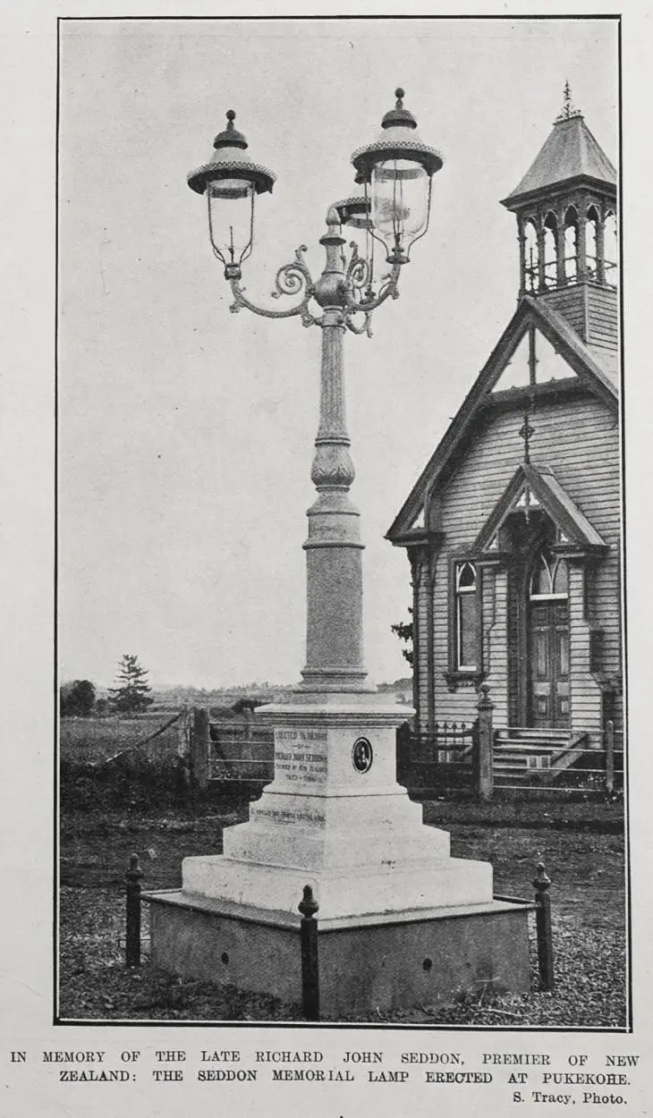 IN MEMORY OF THE LATE RICHARD JOHN SEDDON, PREMIER OF NEW ZEALAND: THE ...