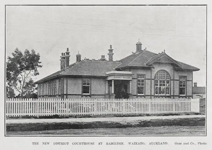 THE NEW DISTRICT COURTHOUSE AT HAMILTON, WAIKATO, AUCKLAND | Record ...