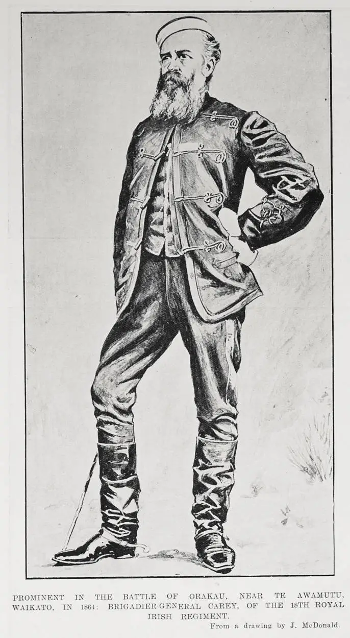 Prominent in the Battle of Orakau, near Te Awamutu, Waikato, in 1864 ...