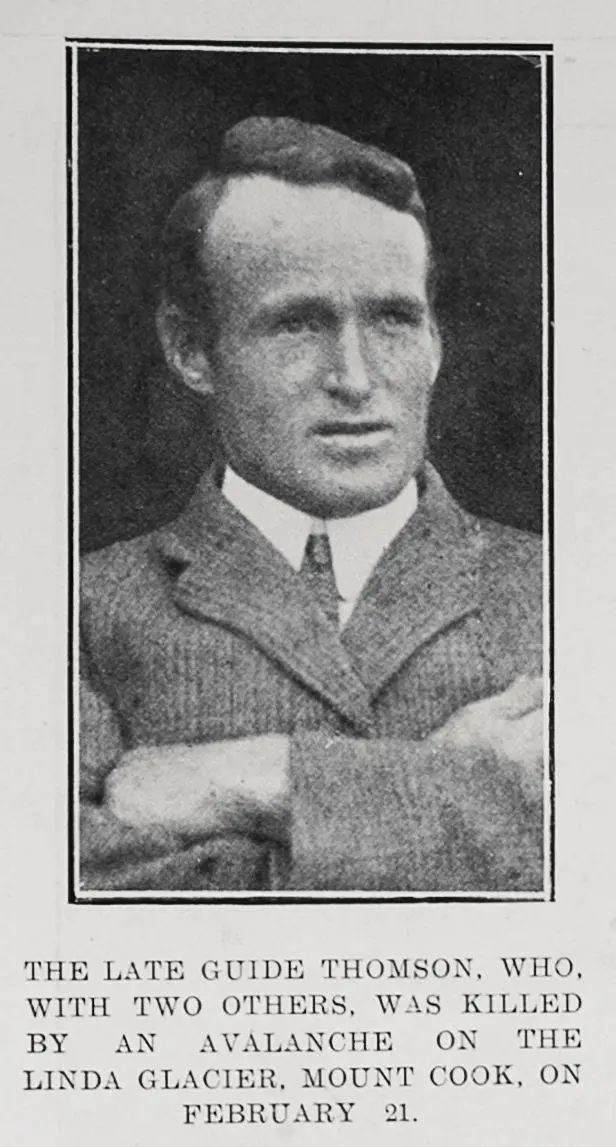 The late Guide Thomson, who, with two others, was killed by an ...