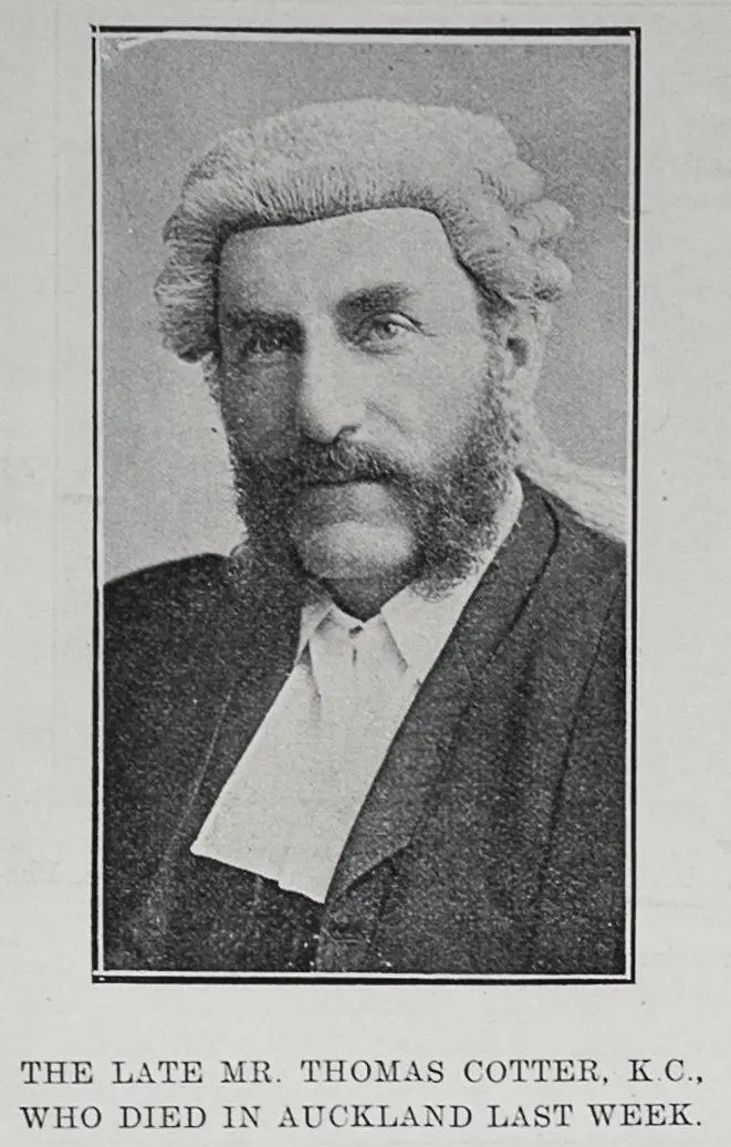 The Late Mr Thomas Cotter KC, who died in Auckland last week | Record ...