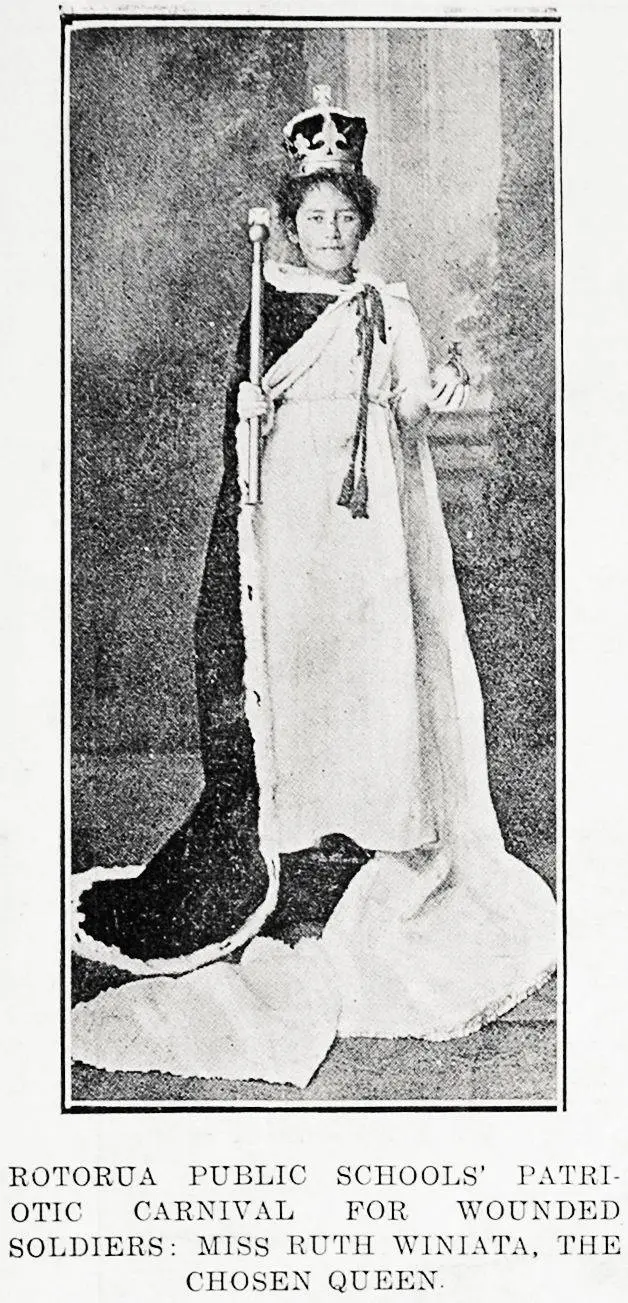 Rotorua public schools' patriotic carnival for wounded soldiers: Miss ...