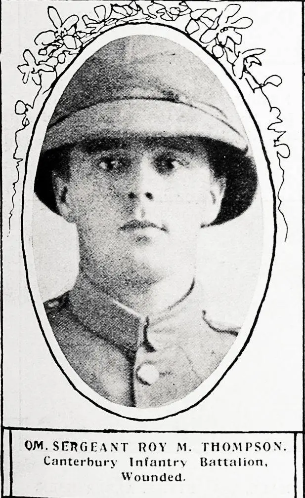 Quartermaster-Sergeant Roy M. Thompson, Canterbury Infantry Battalion ...