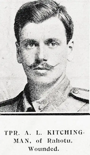 Tpr A L Kitchingman of Rahotu, wounded | Record | DigitalNZ