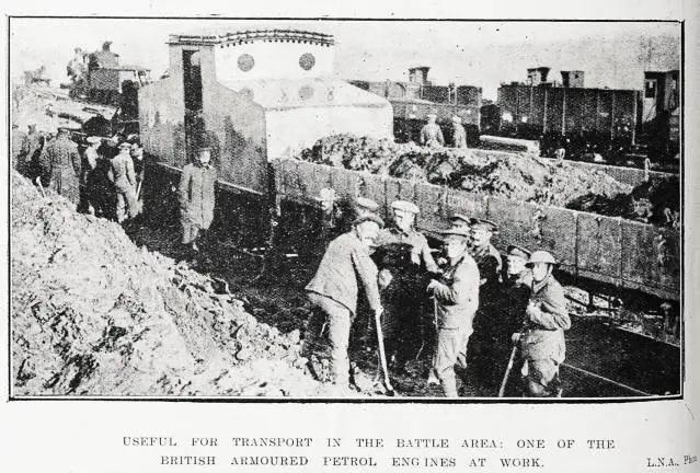 Useful for transport in the battle area: one of the British armoured ...