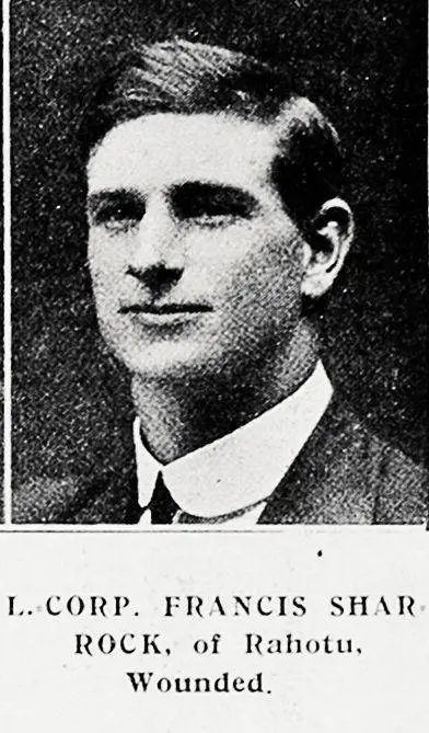L Corp Francis Sharrock of Rahotu, wounded | Record | DigitalNZ