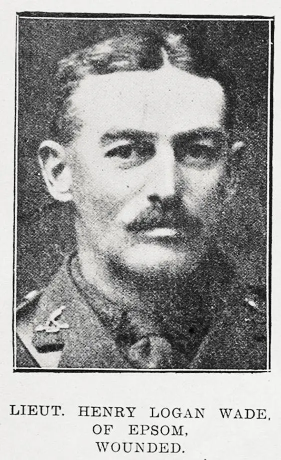 Lieut Henry Logan Wade of Epsom, wounded | Record | DigitalNZ