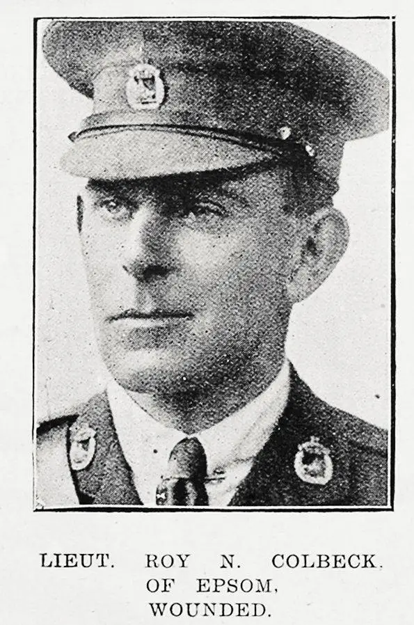 Lieut Roy N Colbeck of Epsom, wounded | Record | DigitalNZ