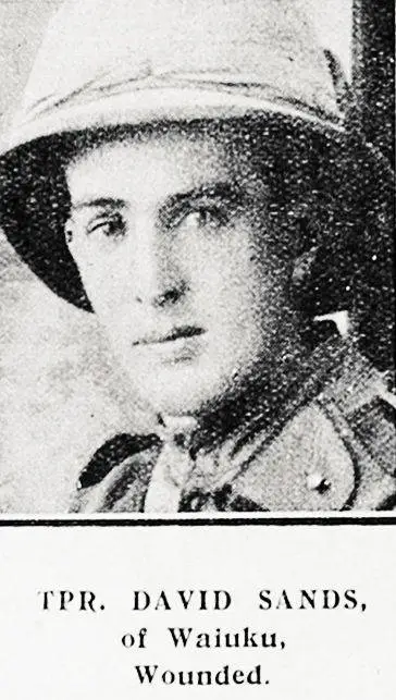 Tpr. David Sands, of Waiuku, Wounded | Record | DigitalNZ