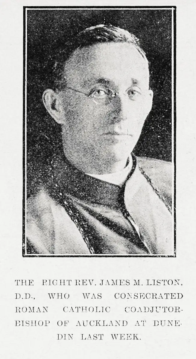 The Right Rev. James M. Liston, D.D., who was consecrated Roman ...