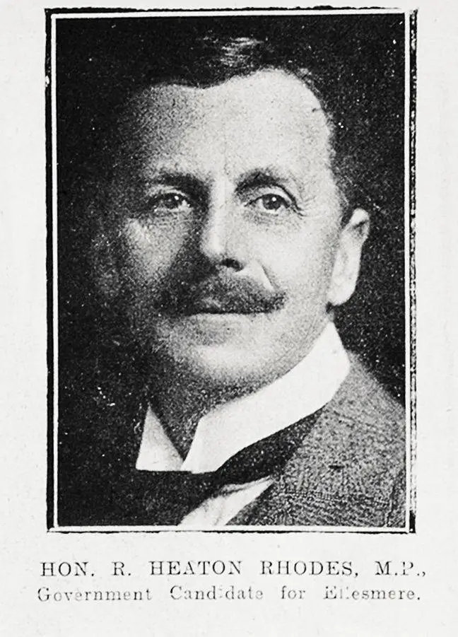 Hon R Heaton Rhodes, M P, government candidate for Ellesmere | Record ...