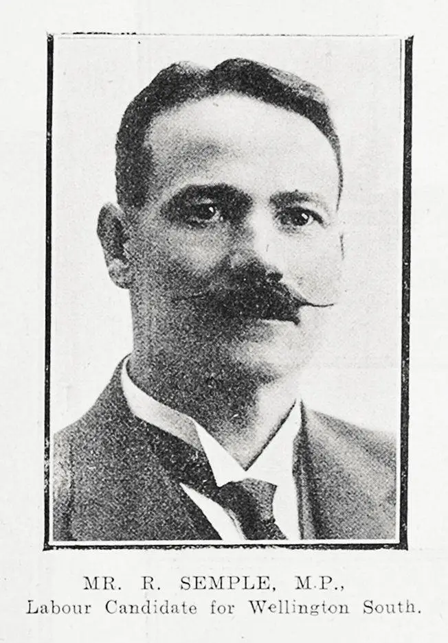Mr R Semple, M P, Labour candidate for Wellington South | Record ...