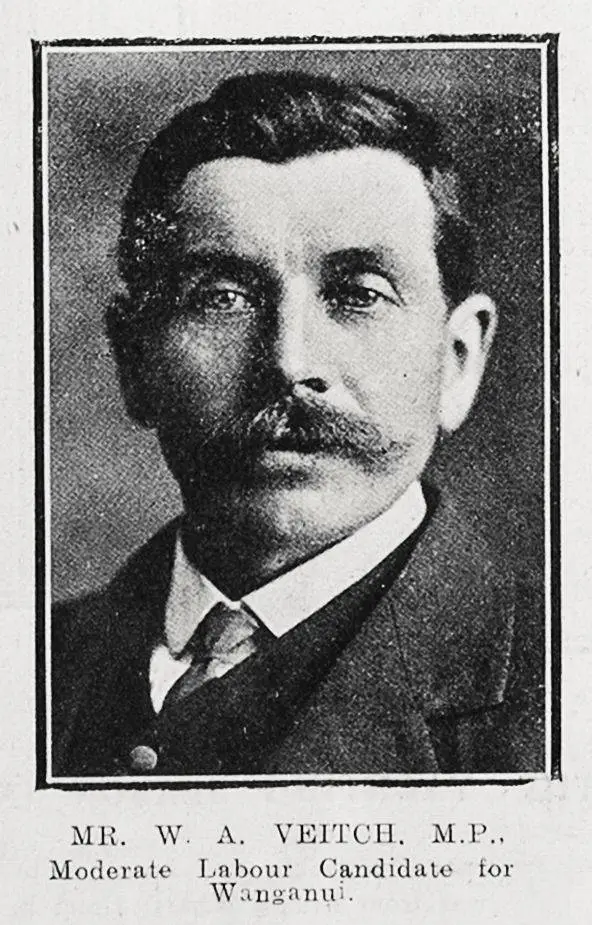 Mr W A Veitch, M P, Moderate Labour candidate for Wanganui | Record ...