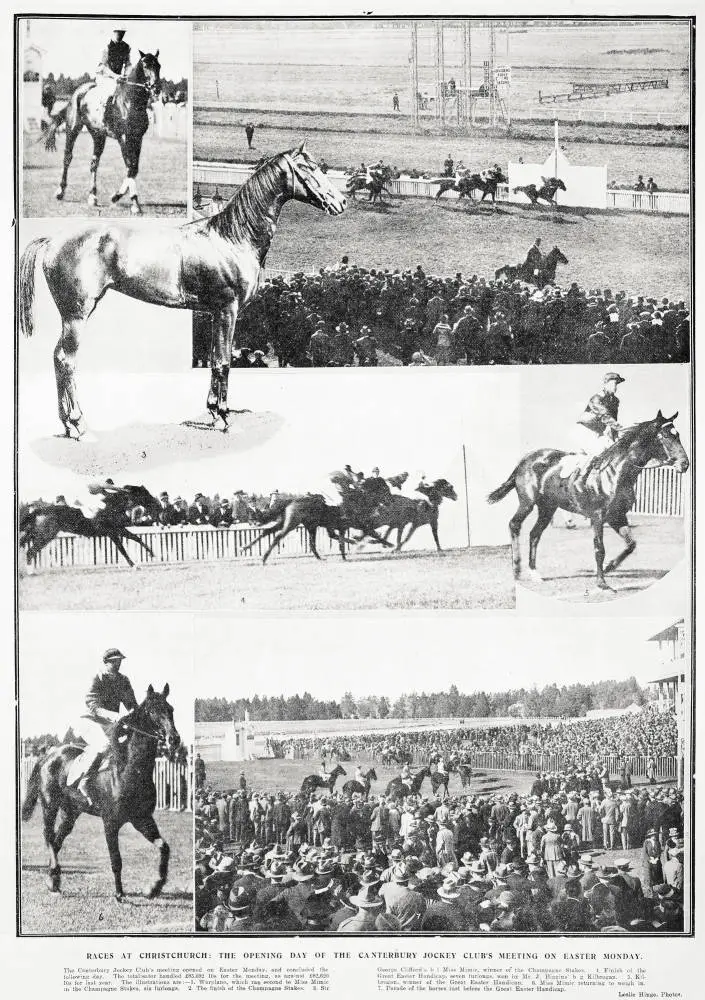 Races at Christchurch: the opening day of the Canterbury Jockey Club's ...