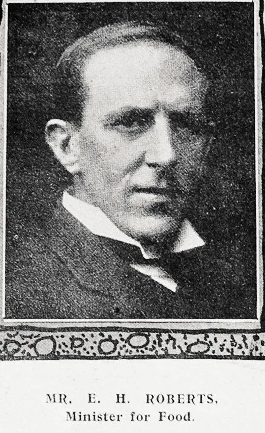 Mr E H Roberts, Minister for Food | Record | DigitalNZ