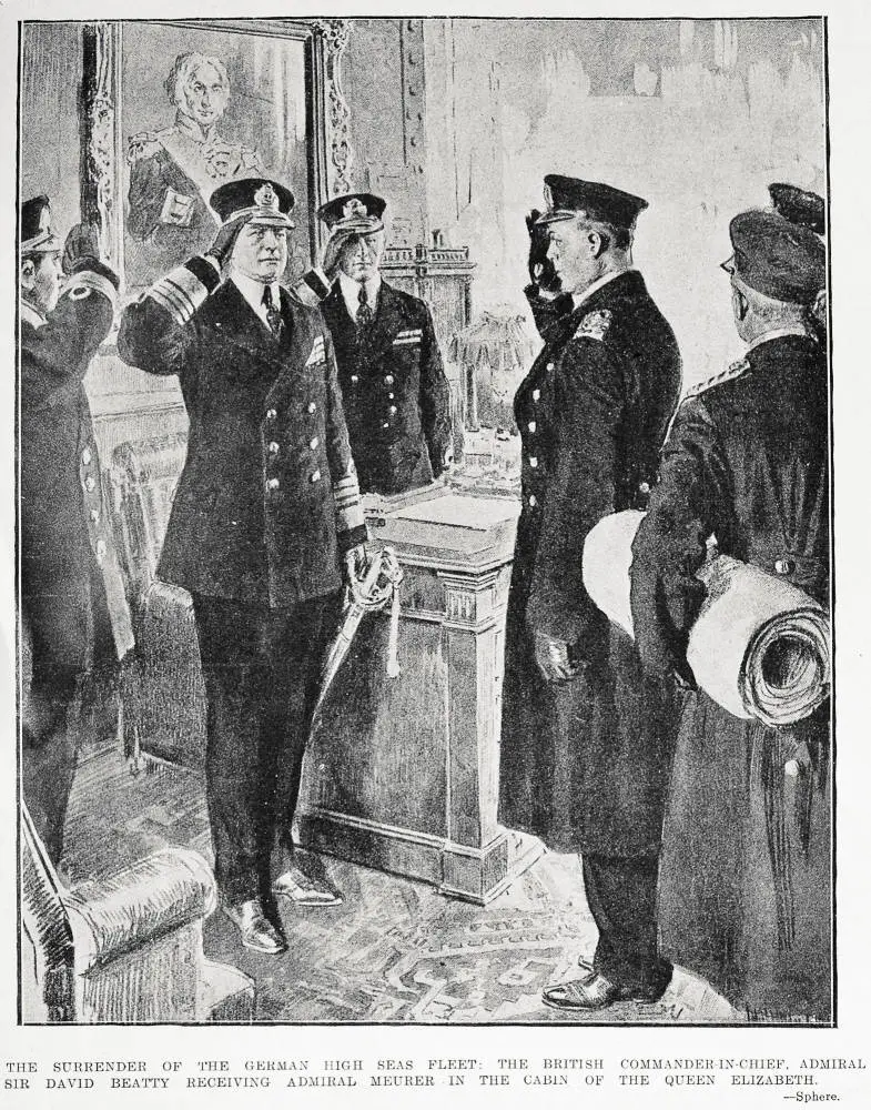 The surrender of the German high seas fleet: the British Commander-in ...