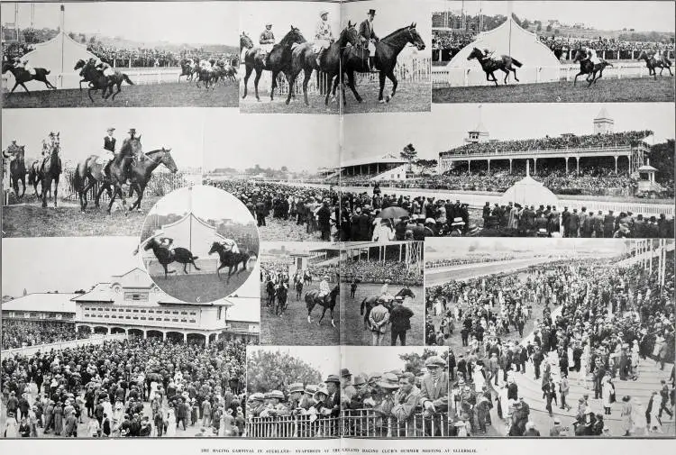 The racing carnival in Auckland: snapshots at the Auckland Racing Club ...