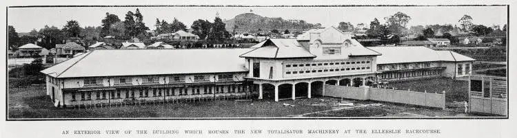 The new totalisator at the Ellerslie Racecourse | Record | DigitalNZ
