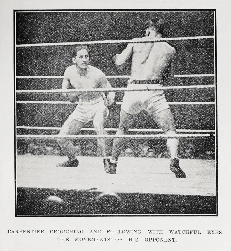 Boxing match between Georges Carpentier and George Cook | Record ...