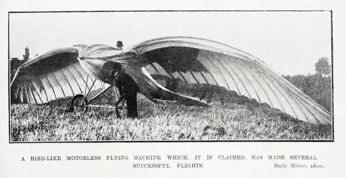 A bird-like motorless flying machine | Record | DigitalNZ