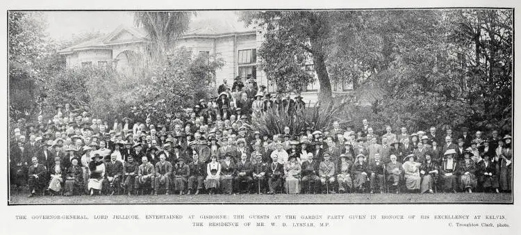 The Governor General, Lord Jellicoe, entertained at Gisborne | Record ...