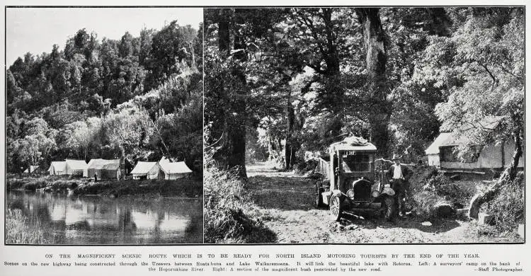 On the magnificent scenic route which is to be ready for North Island ...