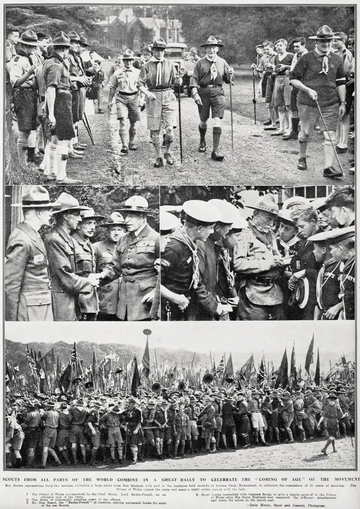 Scouts from all parts of the world combine in a great rally to ...