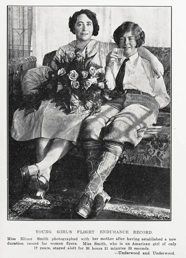 Young girl's flight endurance record | Record | DigitalNZ