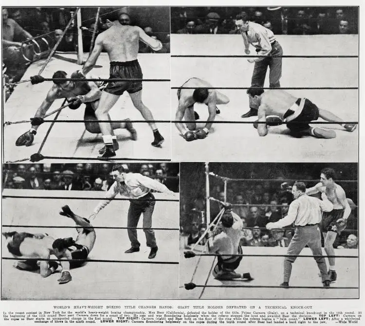 World's Heavy-Weight Boxing Title Changes Hands: Giant Title Holder ...